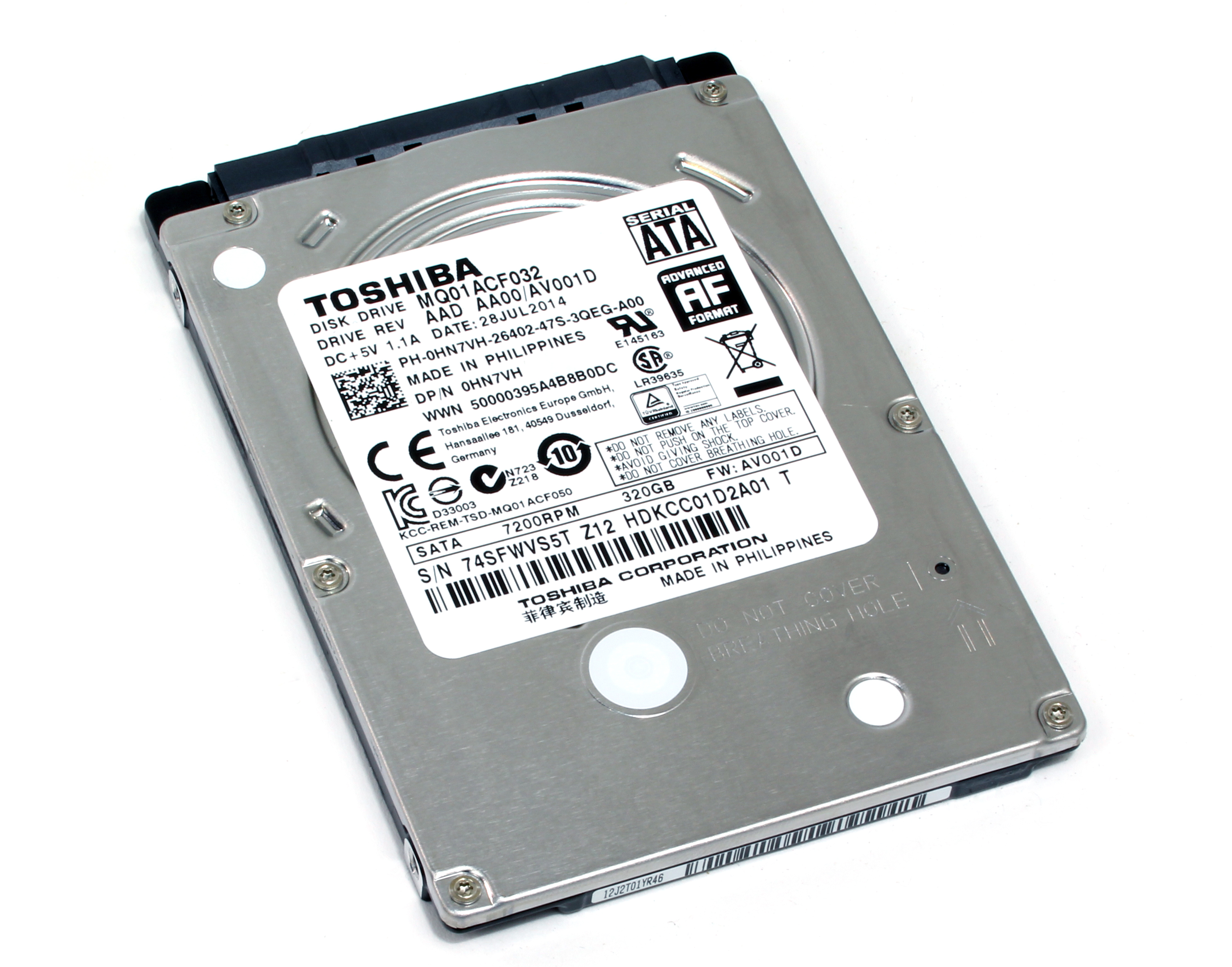 Toshiba 320GB Laptop Hard Drive 2.5 Toshiba 320GB Laptop Hard Drive 2.5
